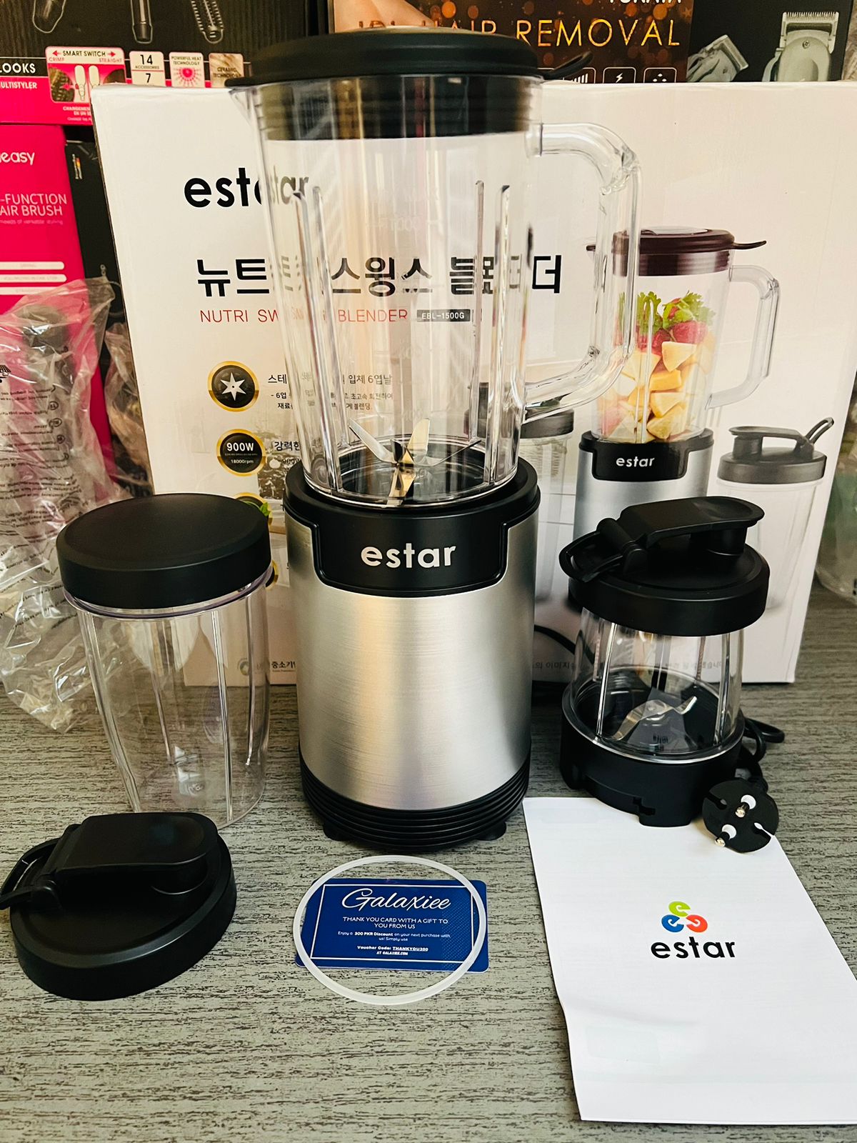 Korean Lot Imported EStar 4-in-1 Multifunction Blender - Galaxiee.com